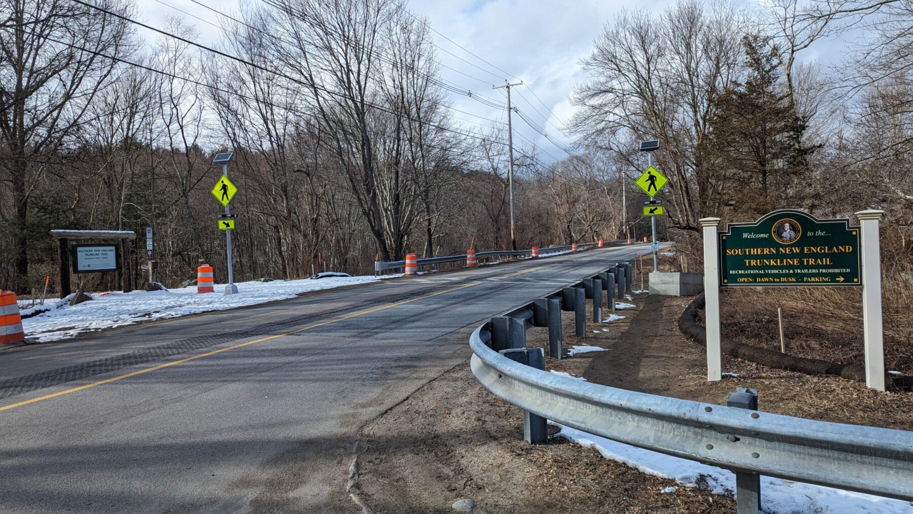 New RRFBs installed at the Grove Street trailhead - Franklin ...